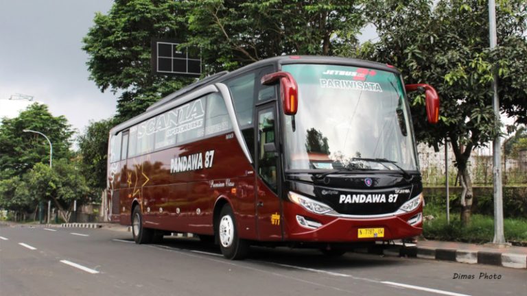 Info Lengkap Foto dan Harga Sewa Bus Pariwisata Pandawa 87