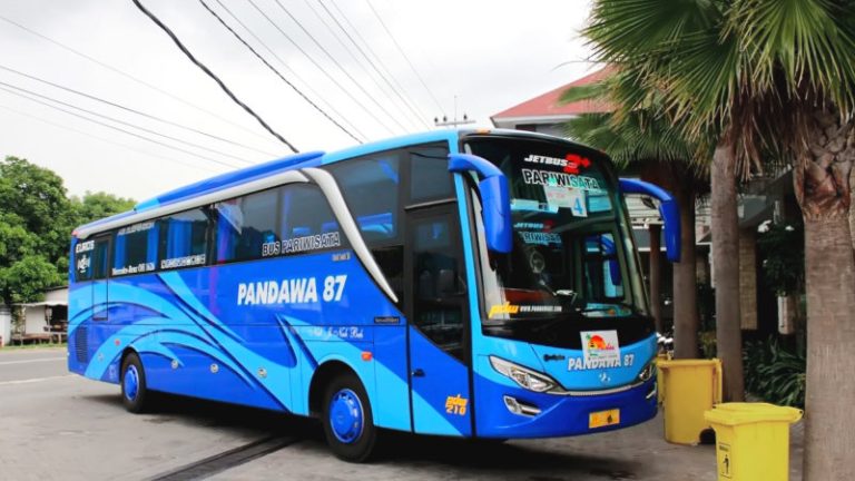 Info Lengkap Foto dan Harga Sewa Bus Pariwisata Pandawa 87