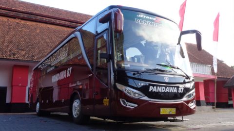 Info Lengkap Foto dan Harga Sewa Bus Pariwisata Pandawa 87