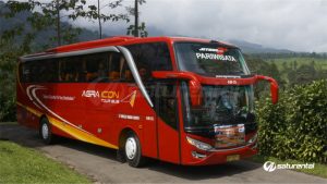 Info Lengkap Foto dan Harga Sewa Bus Pariwisata Agra Icon