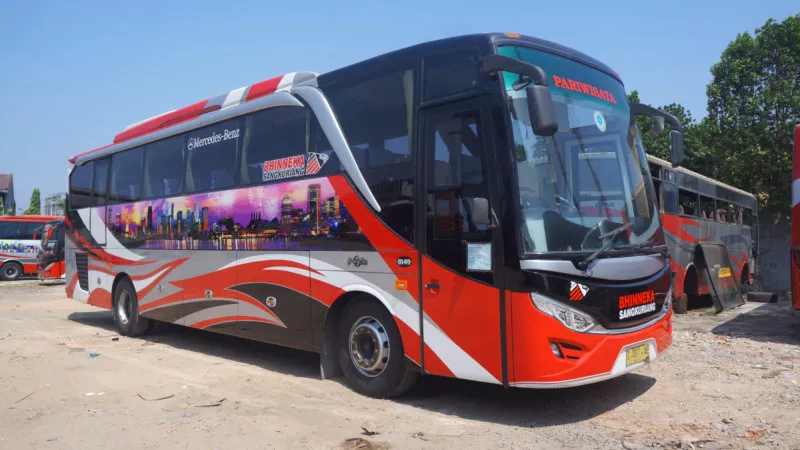 Info Lengkap Foto dan Harga Sewa Bus Pariwisata Bhinneka