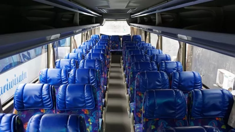 Info Lengkap Foto Harga Sewa Bus Pariwisata Ness Trans - Saturental