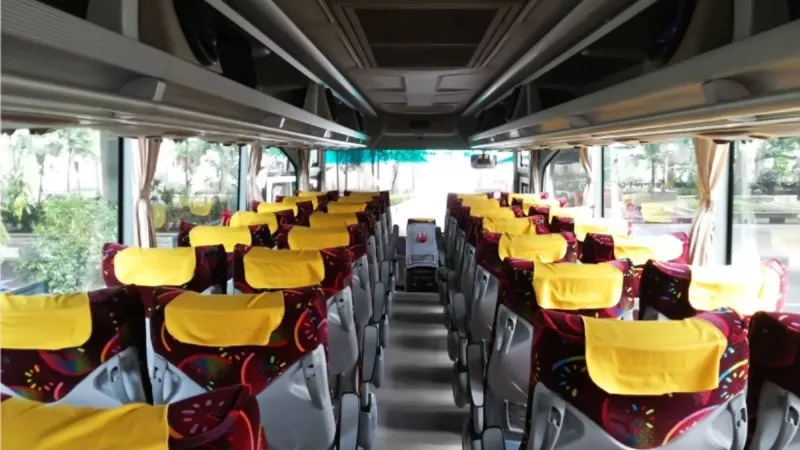 Info Lengkap Foto Harga Sewa Bus Pariwisata Ness Trans - Saturental