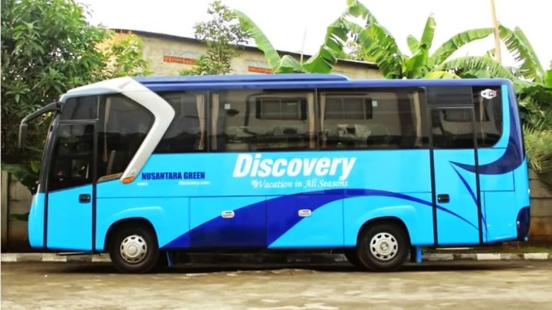 Info Lengkap Foto dan Harga Sewa Bus Pariwisata Discovery - Saturental