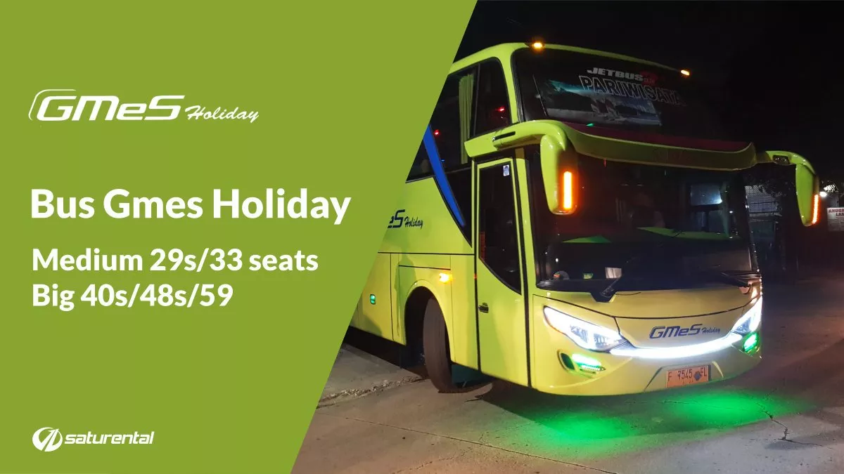 Info Lengkap Foto dan Harga Sewa Bus Pariwisata Gmes Holiday