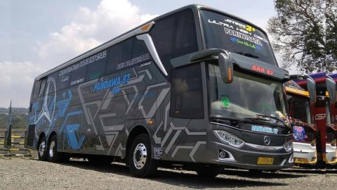 Info Lengkap Foto dan Harga Sewa Bus Pariwisata Pandawa 87