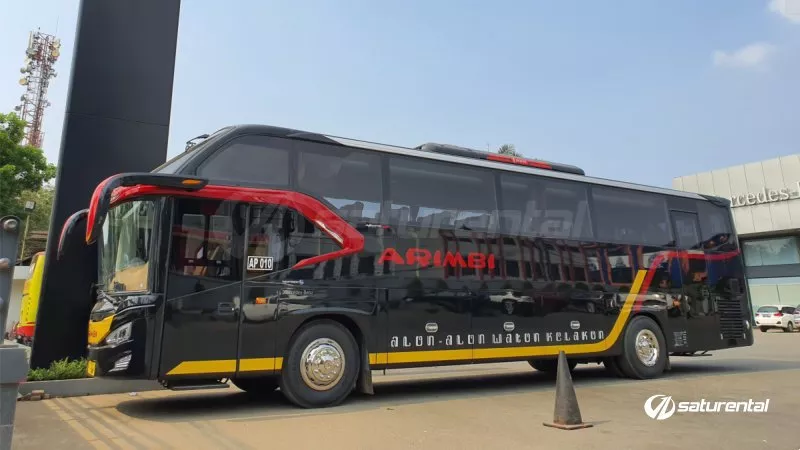 Info Lengkap Foto dan Harga Sewa Bus Pariwisata Arimbi
