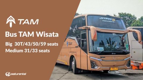 Info Lengkap Foto dan Harga Sewa Bus Pariwisata TAM Wisata