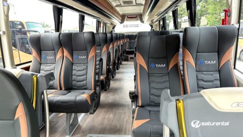 Info Lengkap Foto dan Harga Sewa Bus Pariwisata TAM Wisata